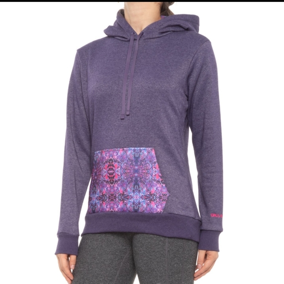 bula | Tops | Nwt Bula Trippy Hoodie Purple Large | Poshmark